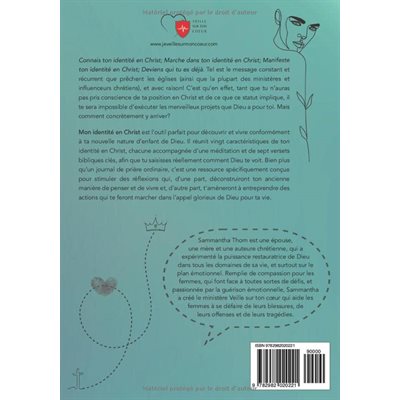 Mon Identité en Christ : Journal de Prière Pour Femmes